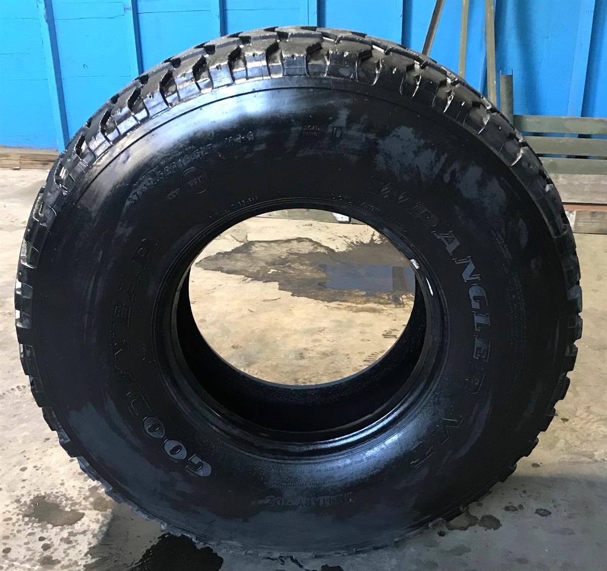 Goodyear Wrangler MT 37X12.5R16.5 LT Tire 100% Tread HMMWV